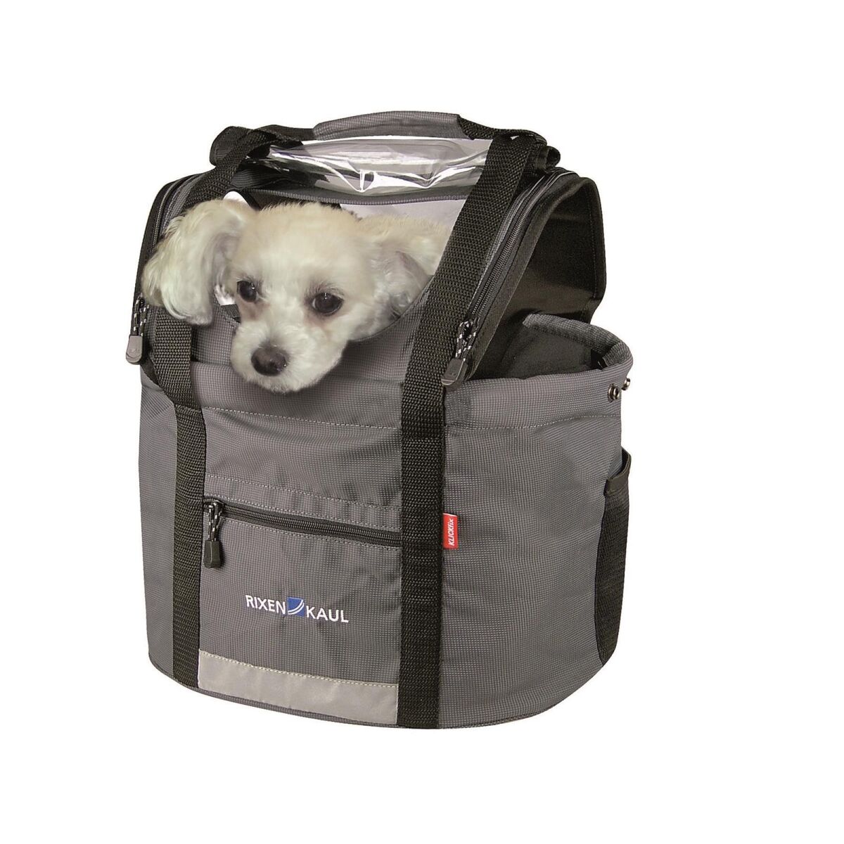 RIXEN & KAUL Hundetasche Doggy grau/schwarz – Praktische und sichere ...