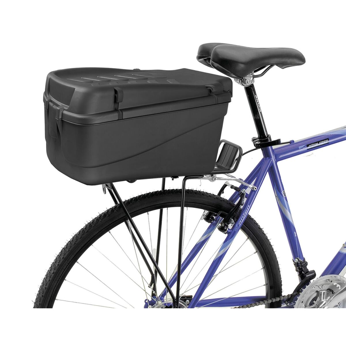 M-WAVE Amsterdam Easy Box S-M Gepäckträgerbox – Robuste, wetterfeste ...